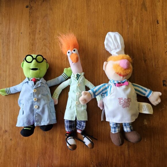 Jim Henson | Toys | The Muppet Show Beaker Swedish Chef Bunsen Honeydew ...